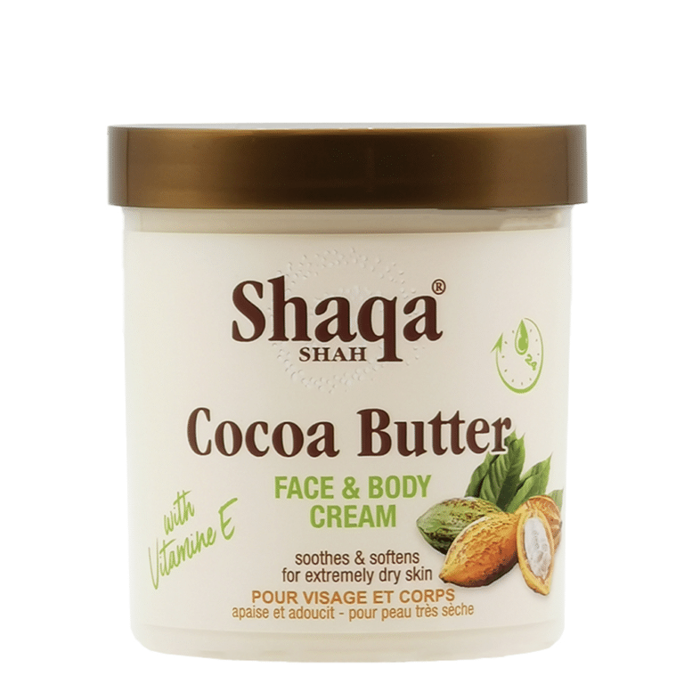 Crema pentru corp si fata cu unt de cacao Shaqa Shah Cocoa Butter Face ...